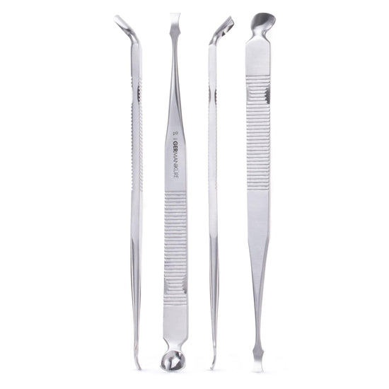 Angled Nail Scraper and Cuticle Pusher